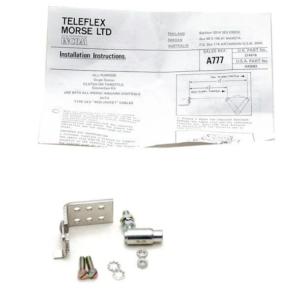 Teleflex Morse Boat Control Cable Fittings | Throttle • Speed Boat Parts